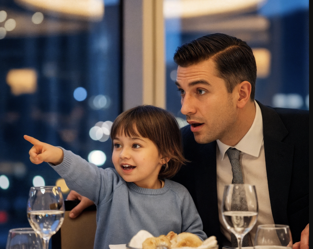 « Papa, cette serveuse ressemble tellement à Maman ! » chuchota la ...