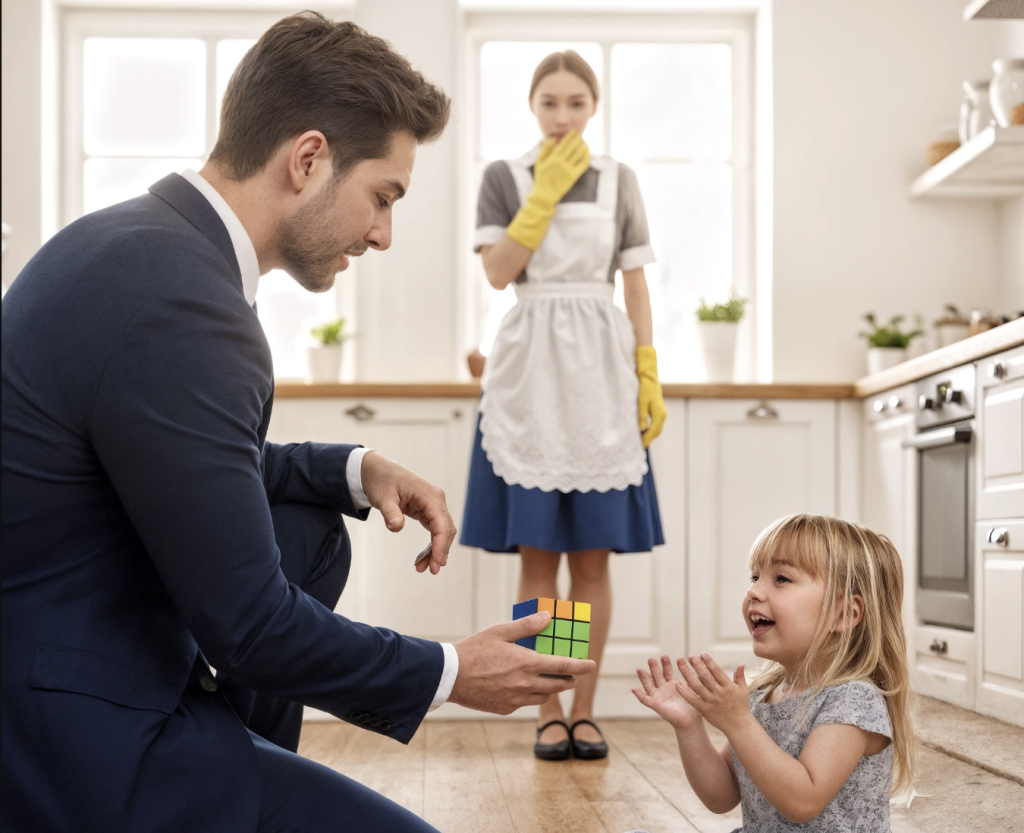 Une humble femme de ménage, n’ayant personne à qui confier sa fille ...